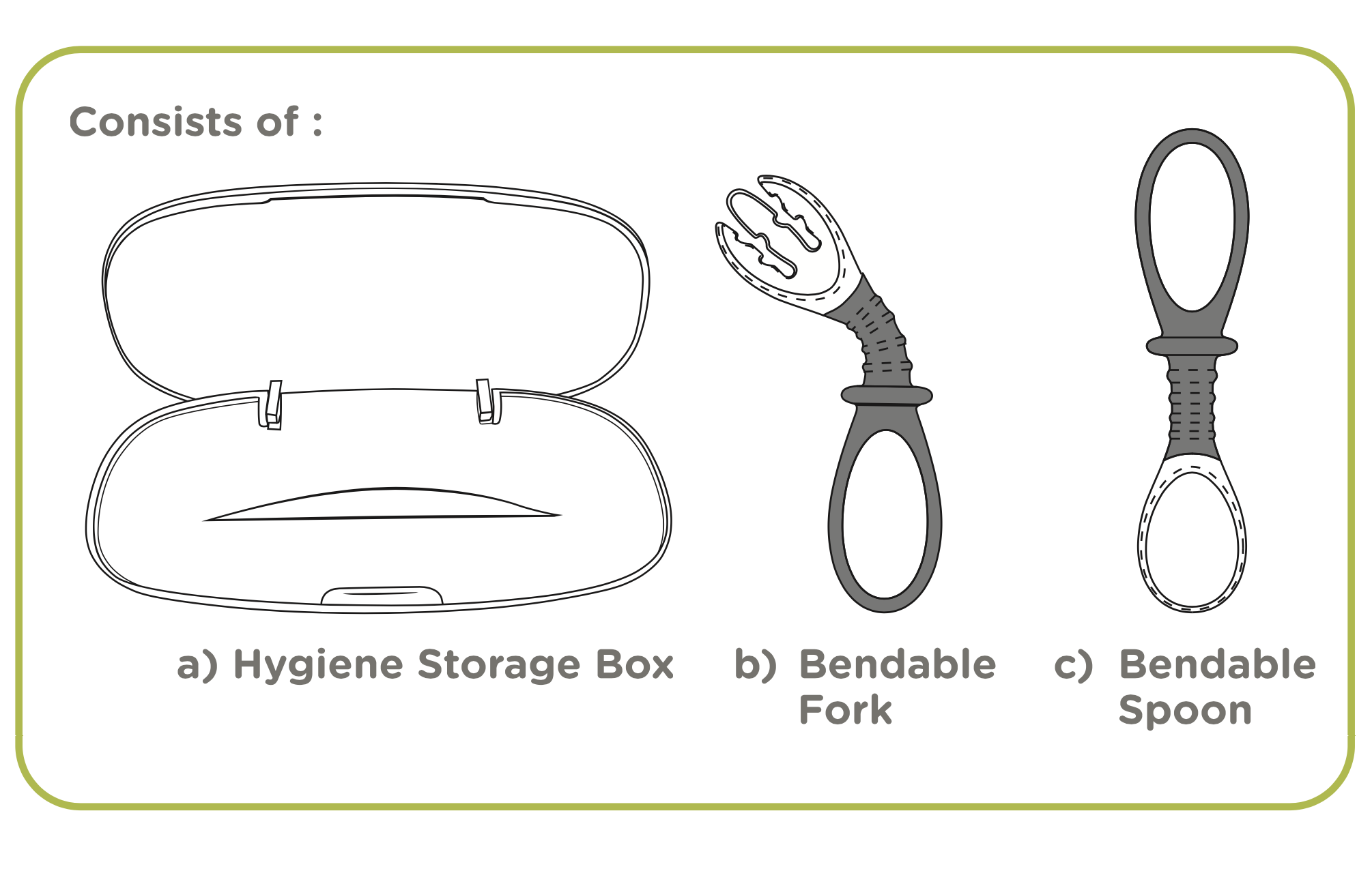 Autumnz Bendable Spoon and Fork Set | Shopee Malaysia