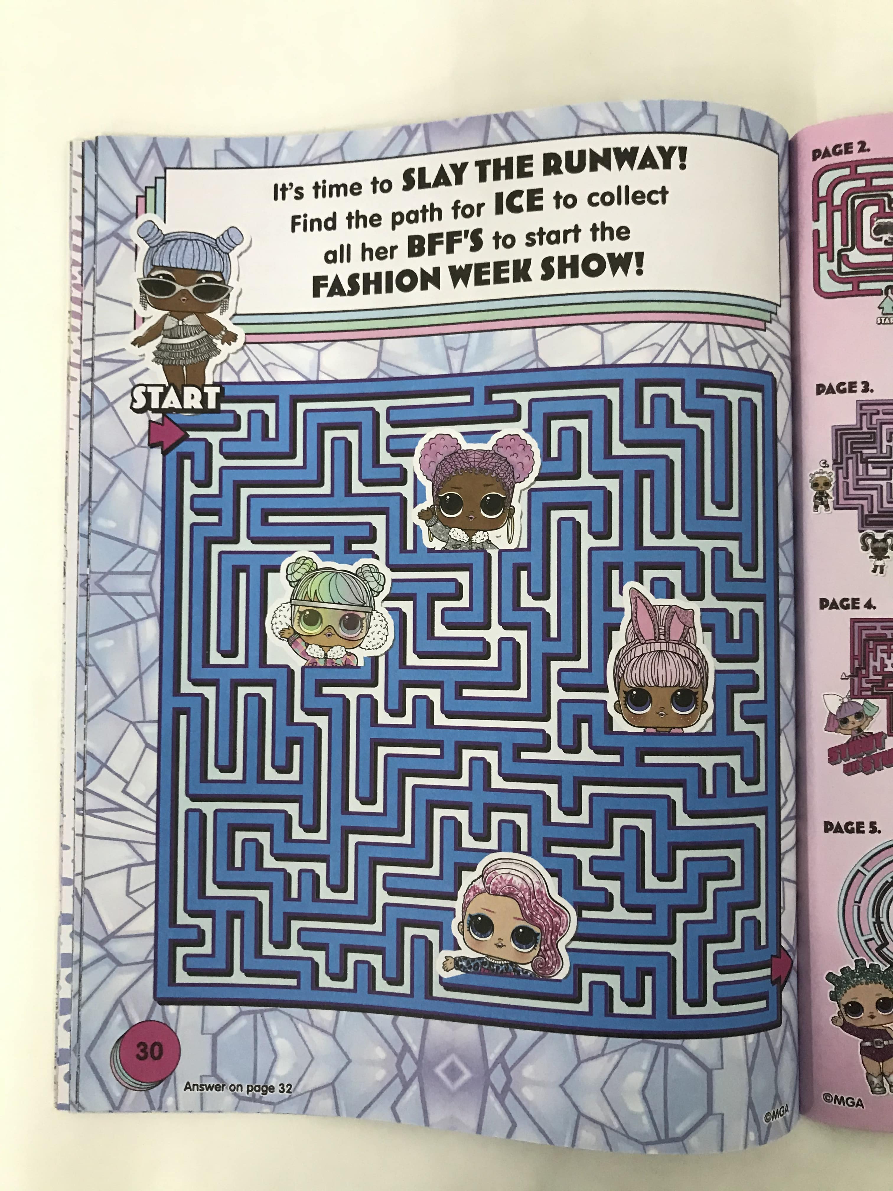 LOL Surprise Maze Activity Book For Kids Strut Ur Stuff with Tons of ...