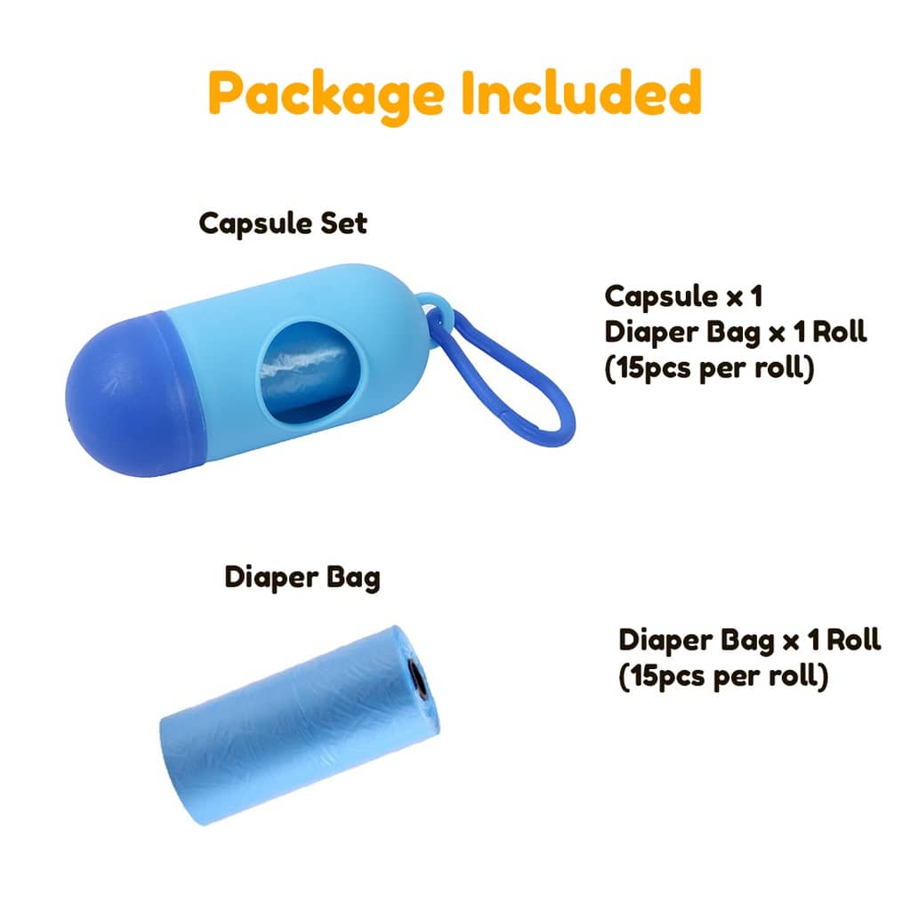 Diaper Disposal Plastic Dispenser & Refill Roll Bag Garbage Rubbish ...