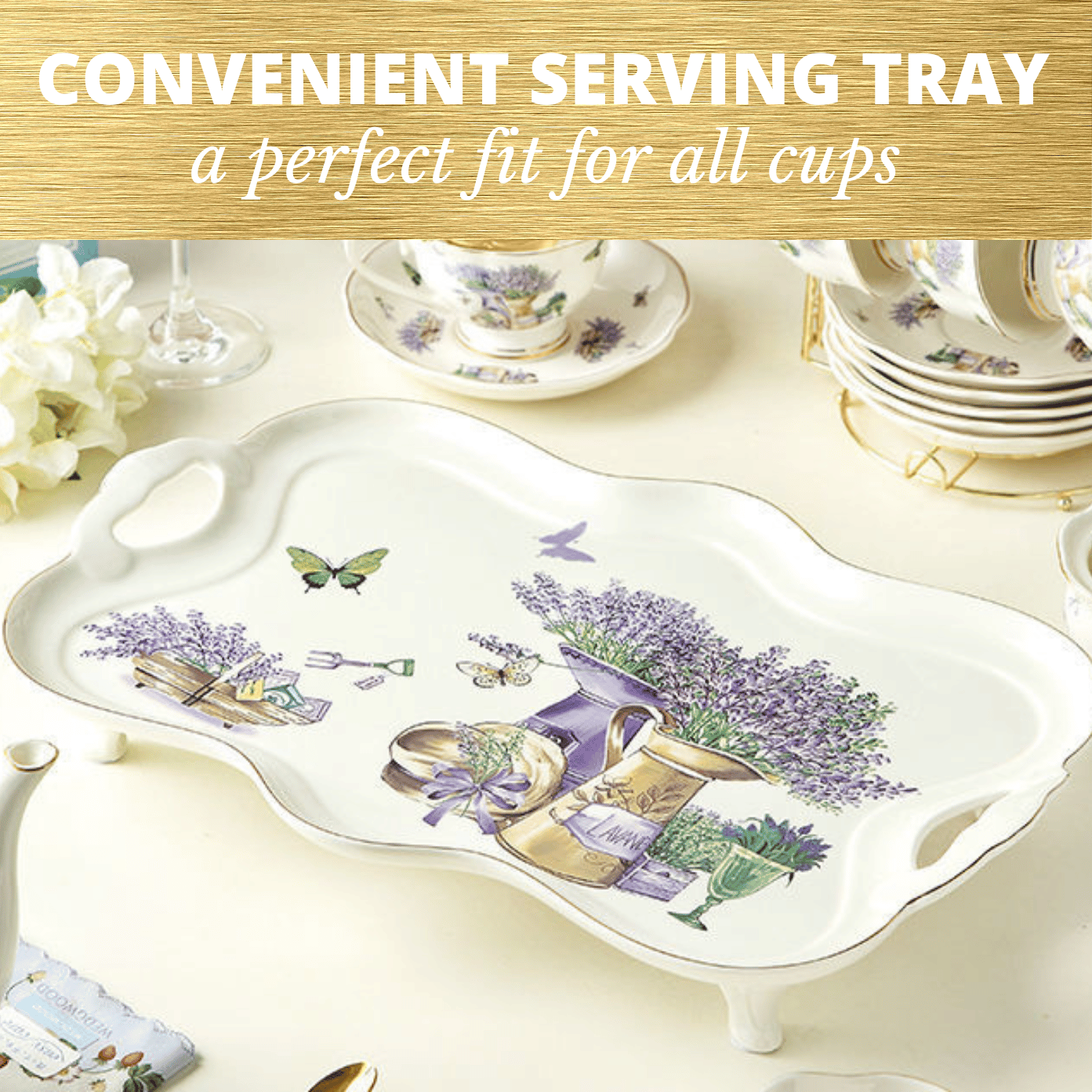 Lavender Teapot Set Porcelain English Tea Set Vintage Tea Set English ...