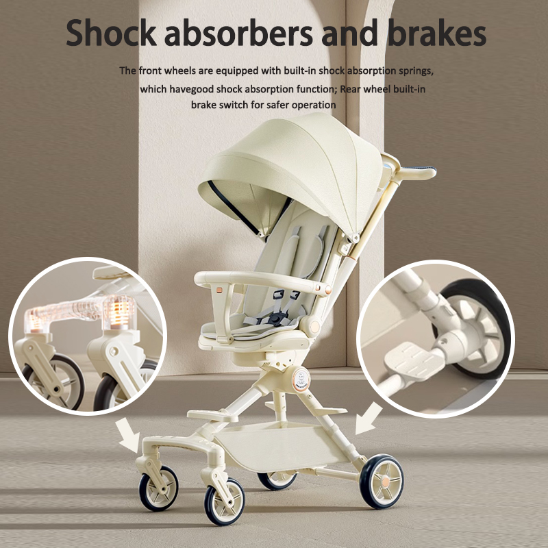 Baby Infant Stroller Reversible Handle Recline Adjustable Back Rest Fit ...