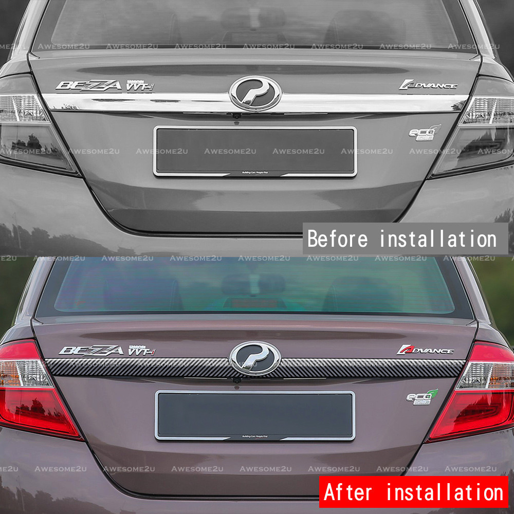 Awesome2u Perodua Bezza Old 2016-2019 Car Rear Tail Gate Trim Garnish ...