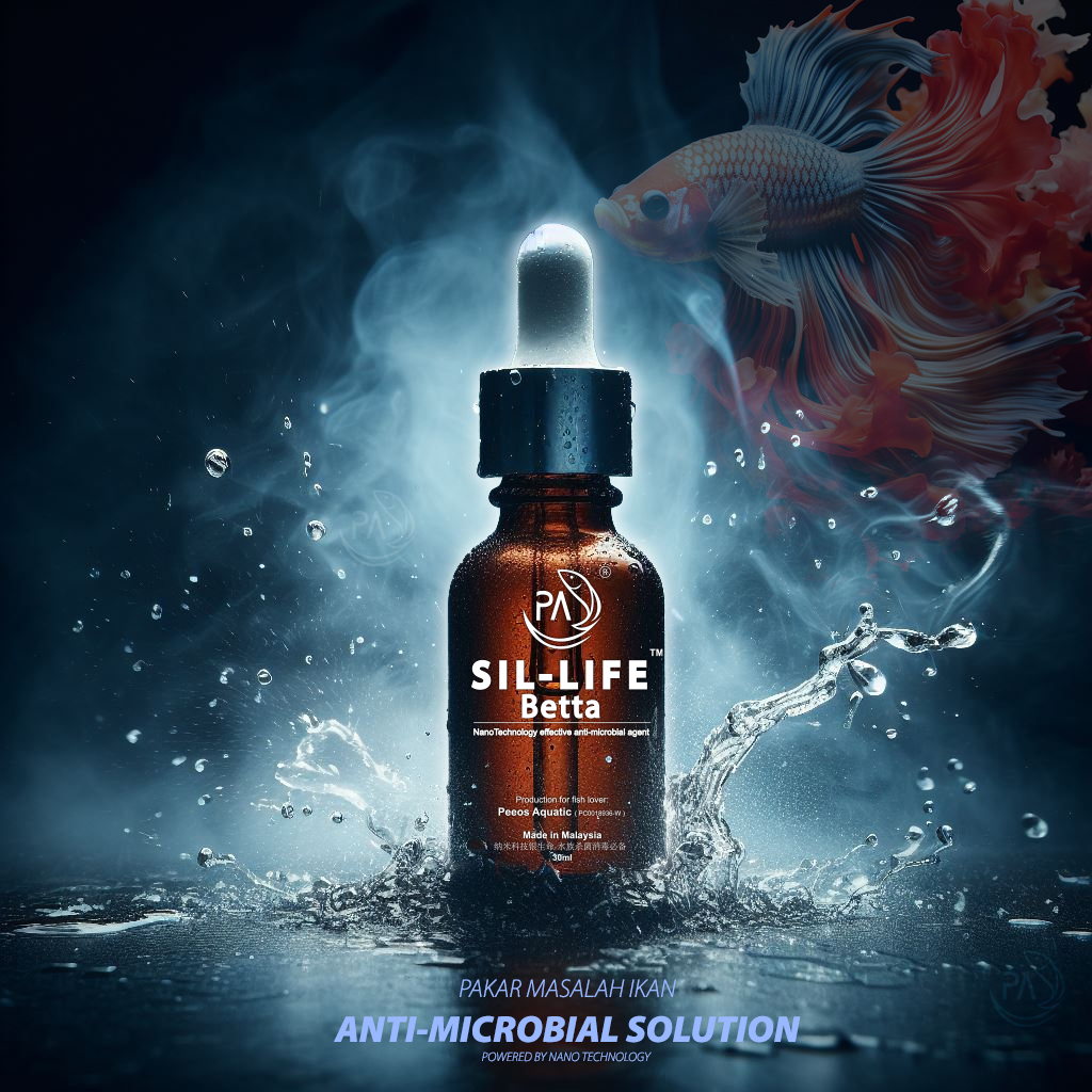 PA Sil-Life Betta 30ml Fish Ikan Laga shrimp aquarium colloidal nano ...