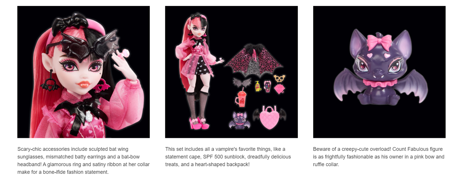 Monster High Draculaura Doll HHK51 | Shopee Malaysia