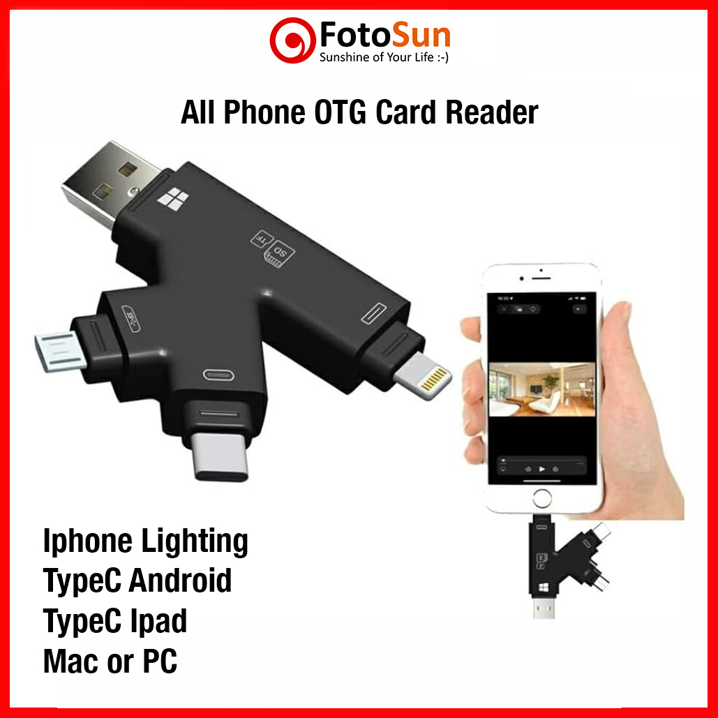 K&F Concept SD Card Reader for iPhone/iPad/Android/Mac/Computer/Camera ...