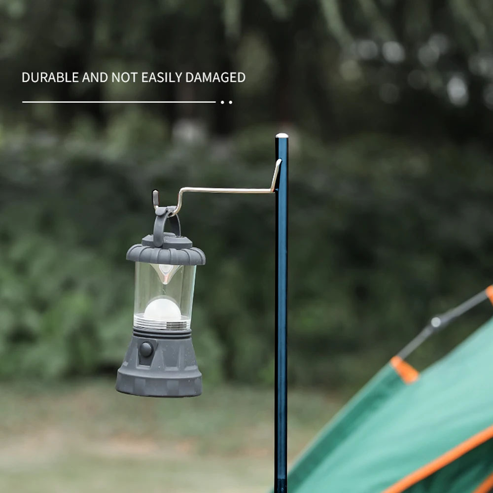 UtanKing™ Aluminum Hanging Rack Camping Lamp Pole Table Storage Lantern ...