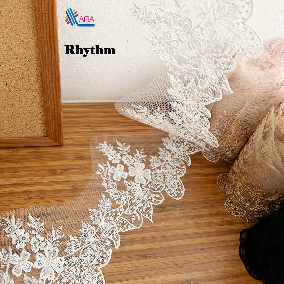 Rhythm Design Premium Border Lace Sulam Kerawang New Design Broder Lace ...