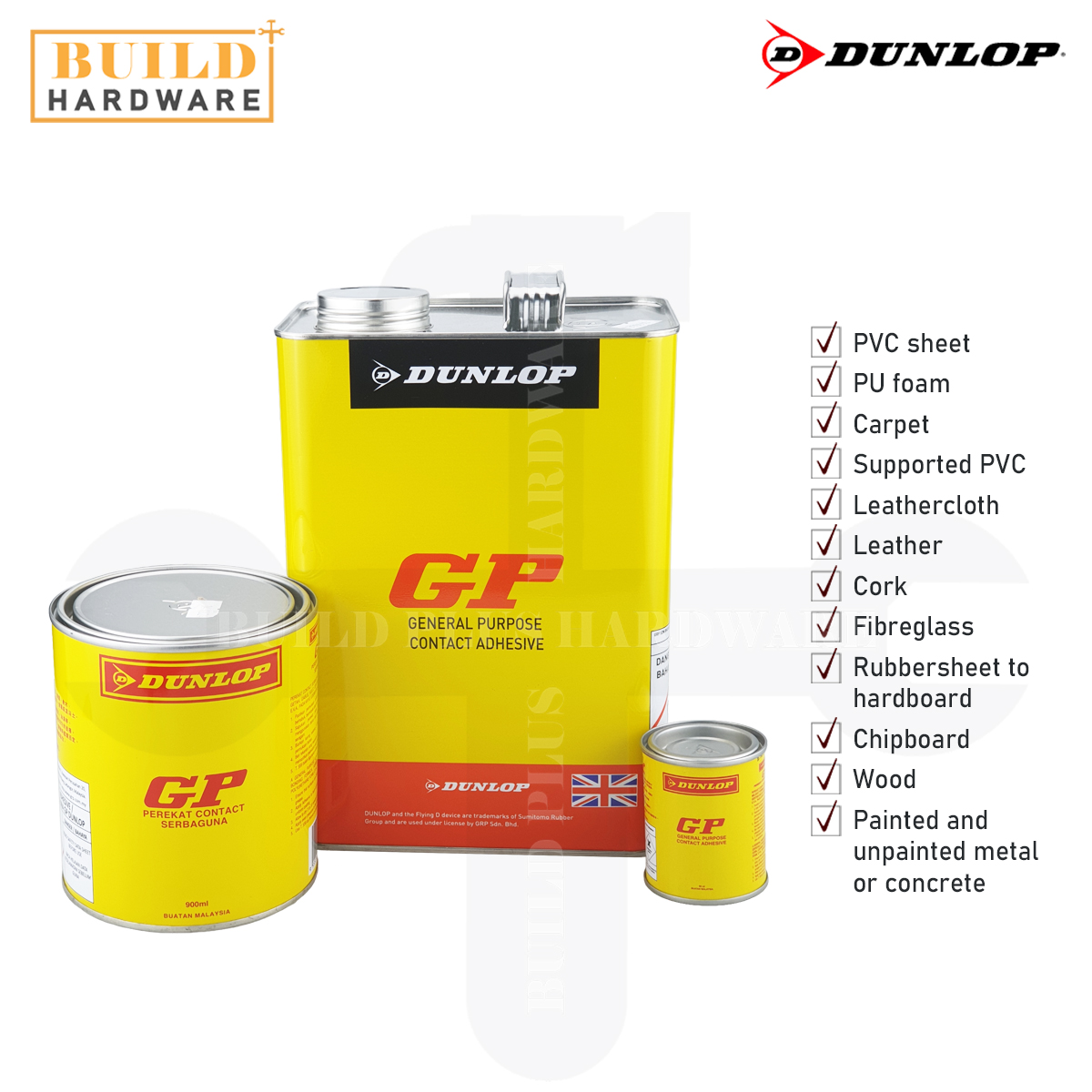 X'TRASEAL 3KG CA-288 Contact Adhesive | DUNLOP 3L GP/LP General Purpose ...