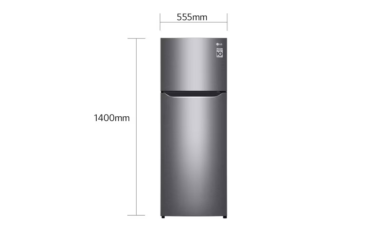 LG Smart Inverter Refrigerator 202L GN-B202SQBB | Shopee Malaysia