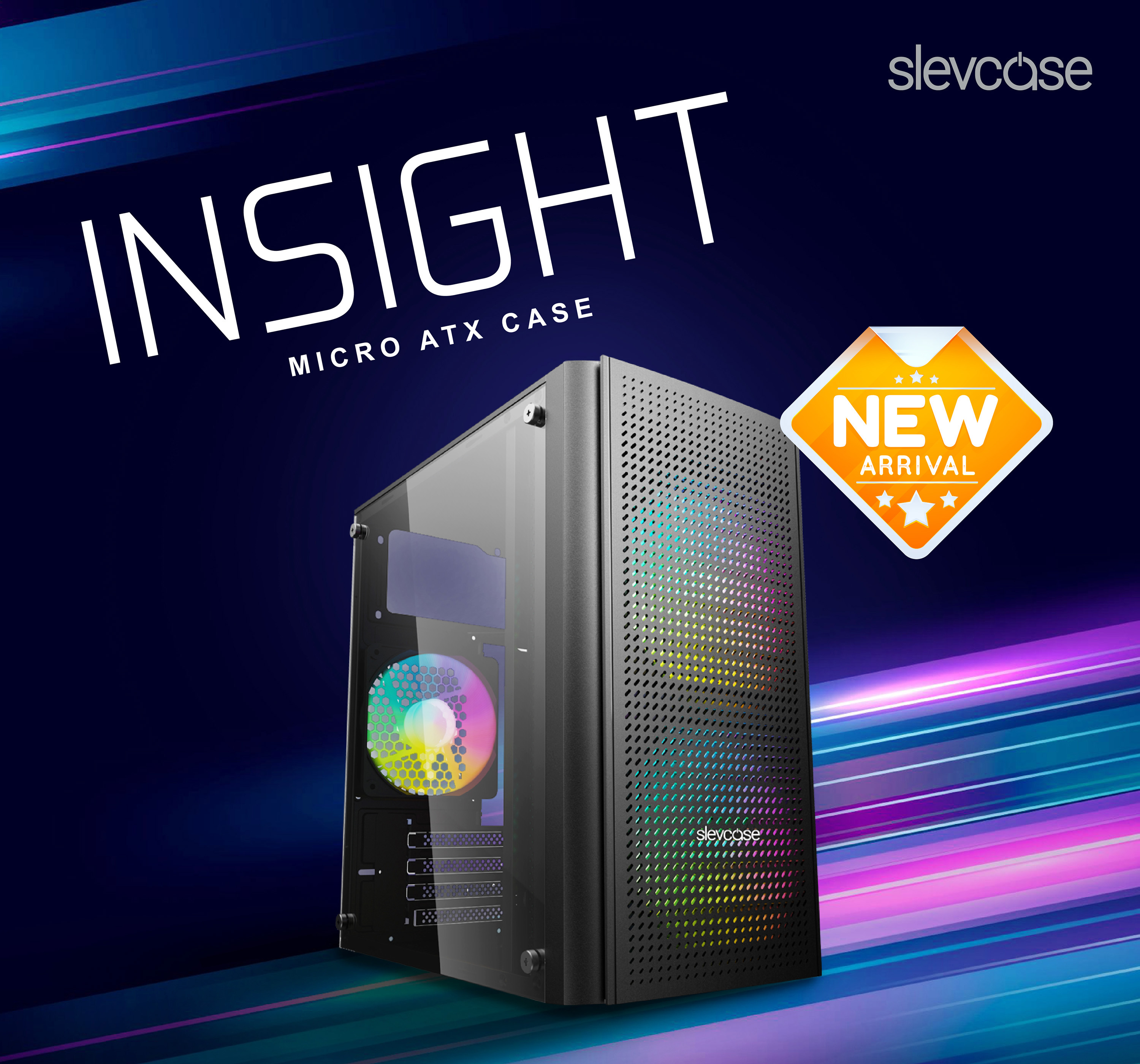 SLEVCASE INSIGHT / SPOTLESS / SLIM MATX ITX PC CASING (Minimalism ...