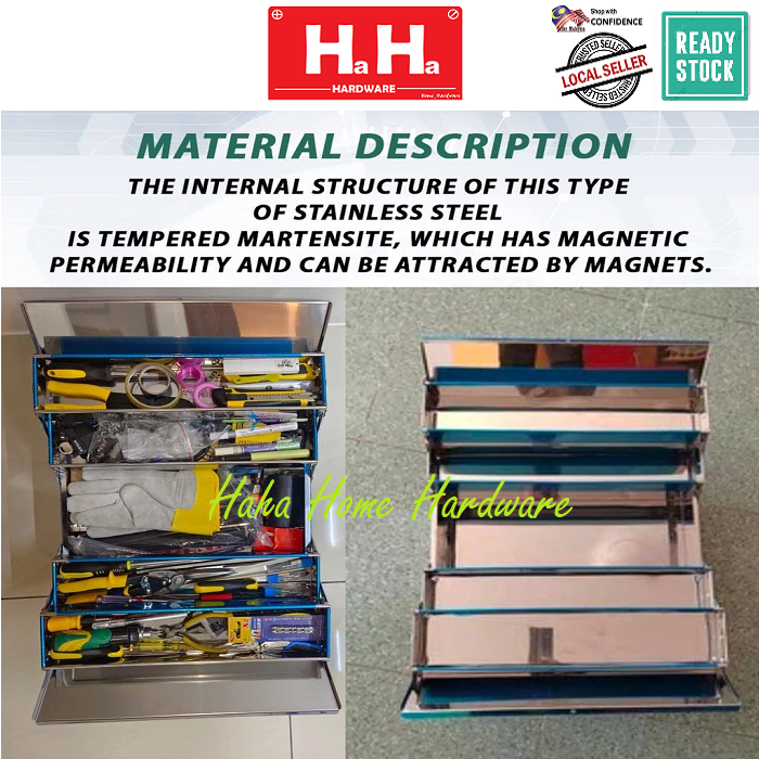 Stainless Steel Cantilever Tools Box Heavy Duty 2 & 3 Layer Tool Box ...