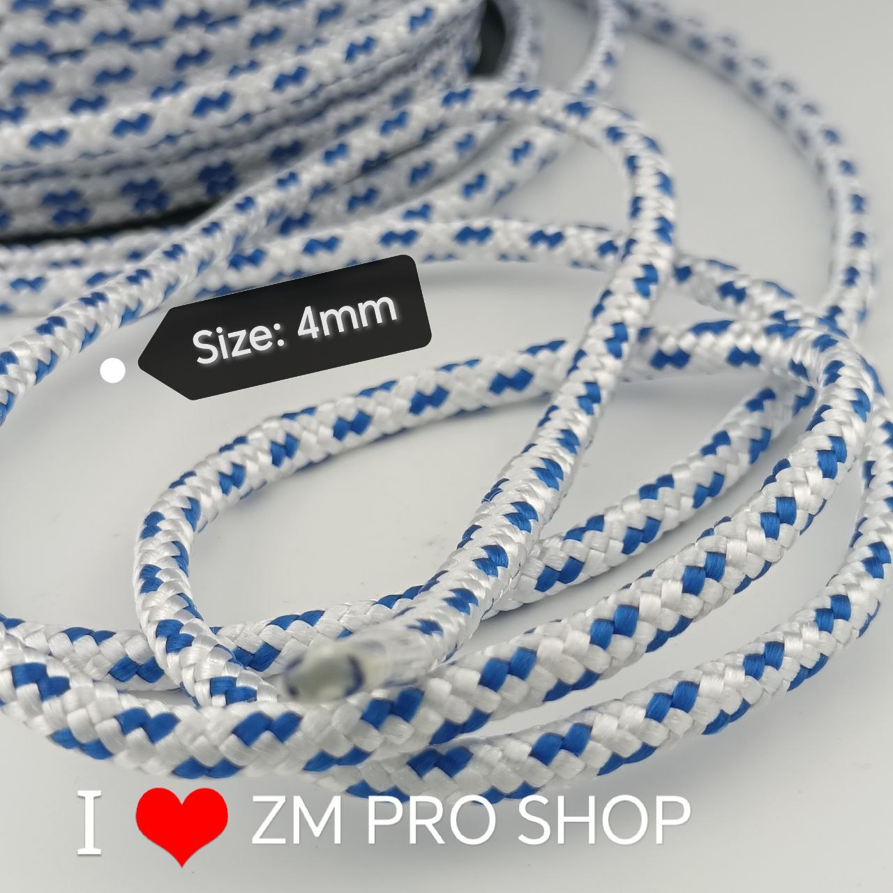 3mm/4mm Braided Rope White / Nylon Rope/ Tali Nylon pancing Tali ikat ...