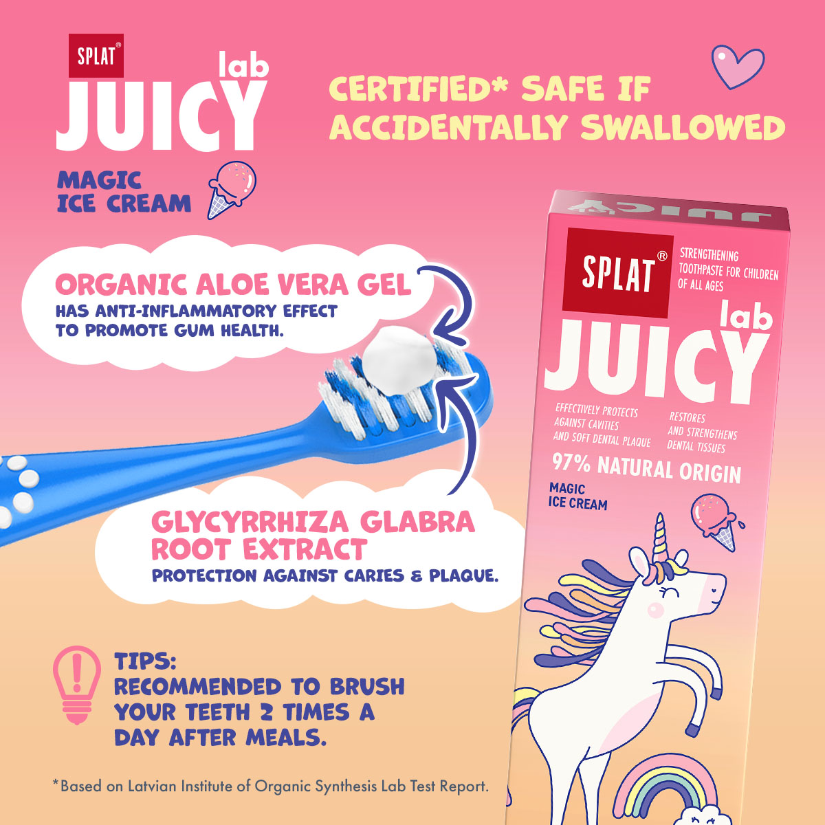 SPLAT Juicy Lab Magic Ice-Cream Toothpaste 80g | Shopee Malaysia