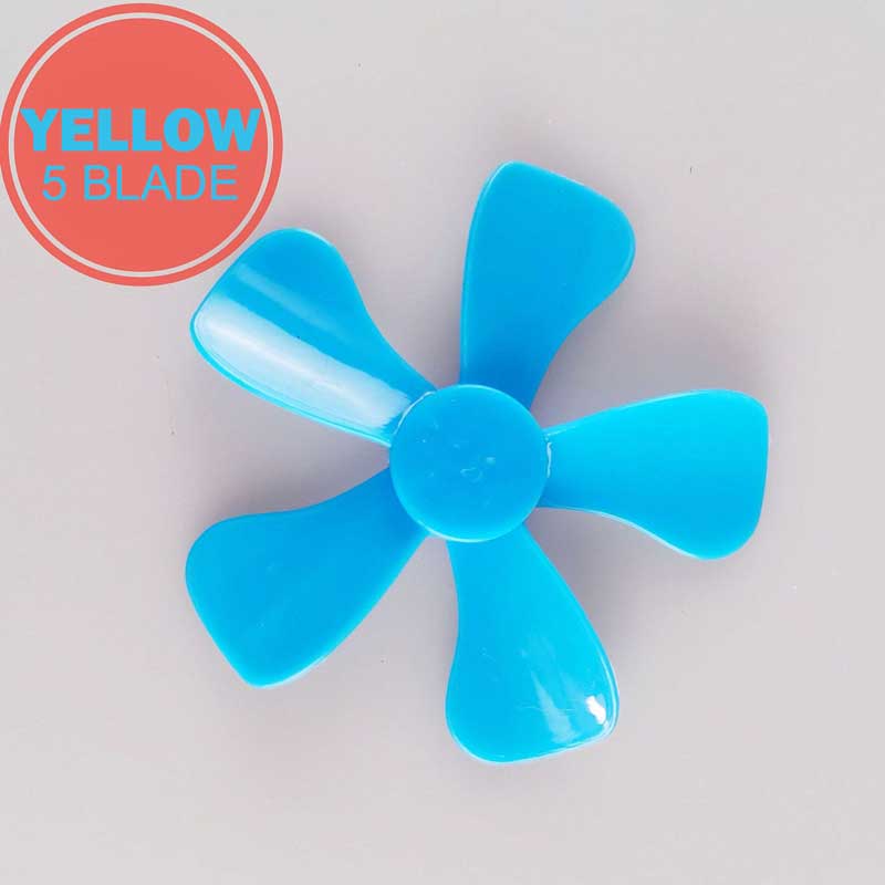 DC Mini Fan Blade 80mm 5 Blade Electronic DC Fan Motor Student ...