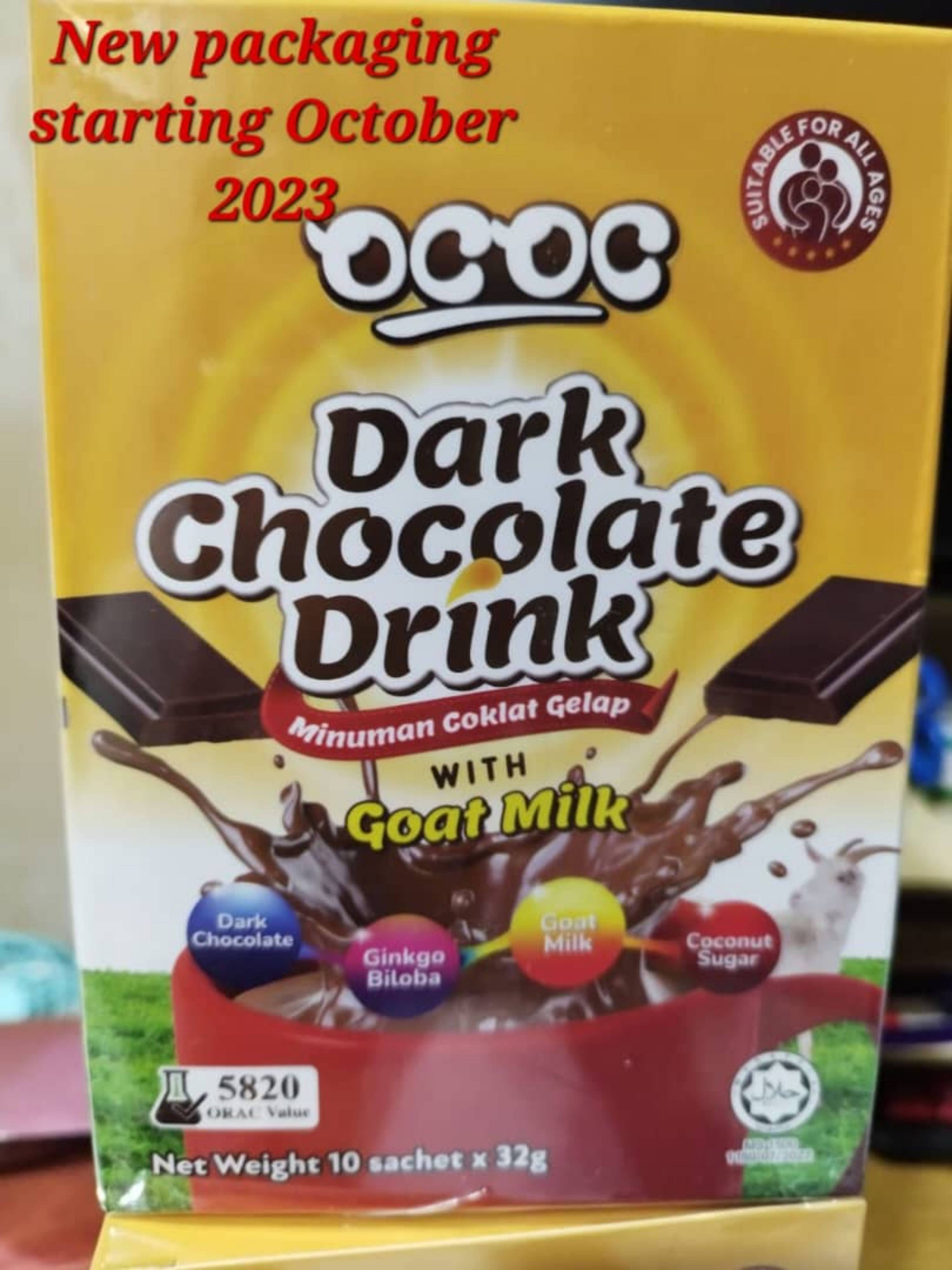 Coco OCOC Dark Chocolate 73% 10 sachets Dr Rizal | Shopee Malaysia