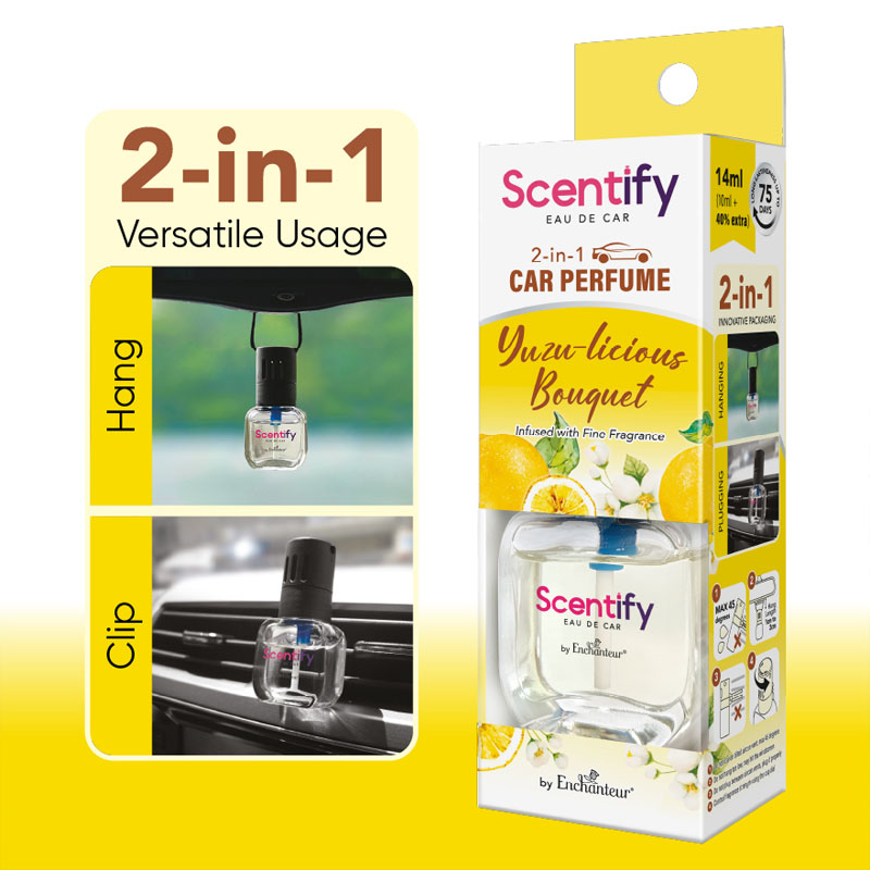Scentify Car Perfume 2in1 14ml Scarlet Ruby Aquatic Symphony Parfum ...