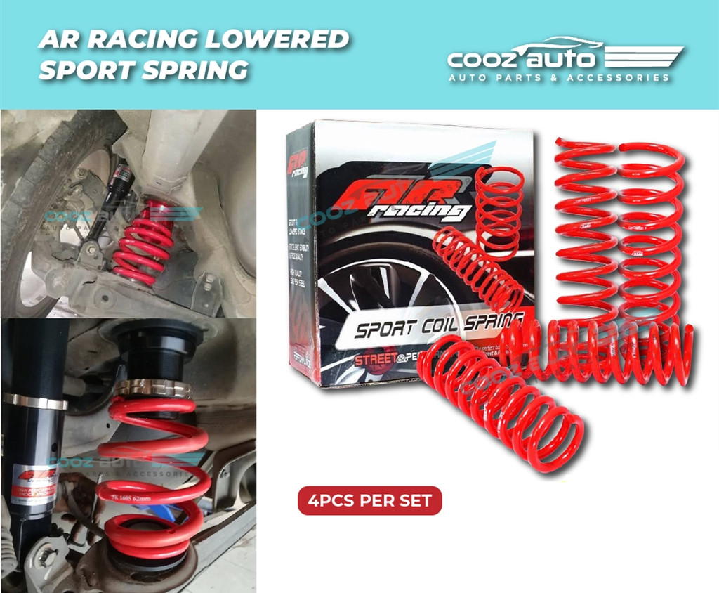 [ CLEARANCE ] PROTON WIRA 1.6 / 1.8 AR Racing Lowered Coil Spring ...