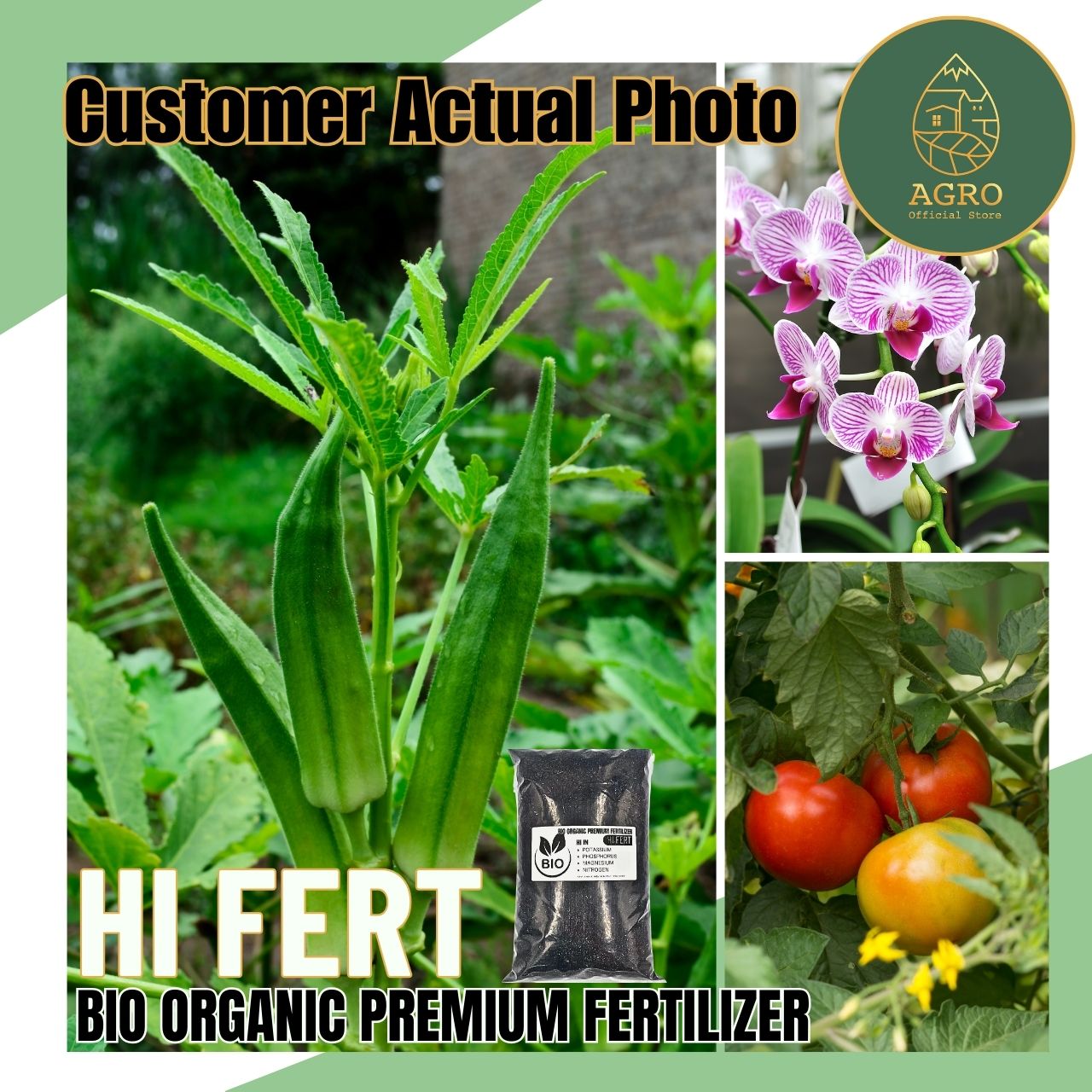 Agro Bio Organic HI-FERT Premium Fertilizer Baja Organic Baja Super ...