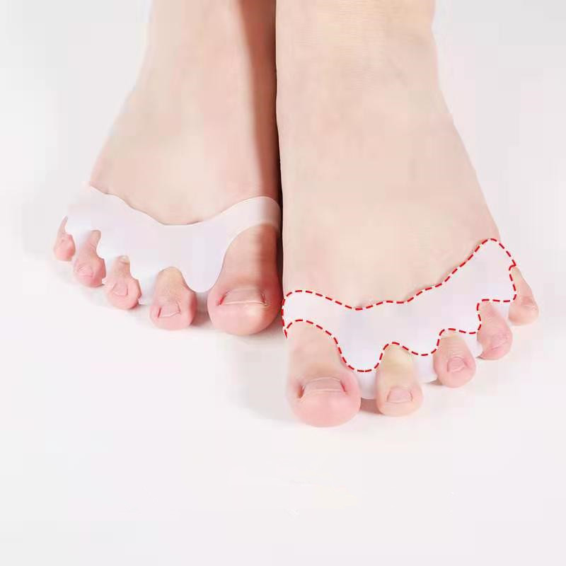 1 Pair SEBS Gel Toe Spacer Separator Bunion Corrector Pain Relief ...
