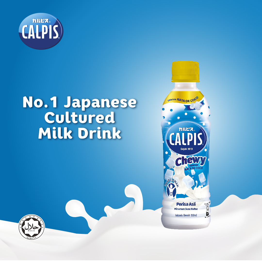 Calpis Chewy Cultured Milk - Mango/Original/Grape (350ml x 4 Bottles ...