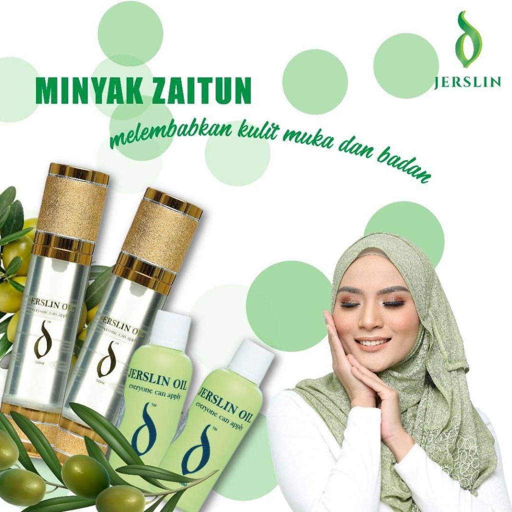 Jerslin Oil Power Minyak Jeslin 20ML 30ML 40Ml 50ML Original Jaslin ...