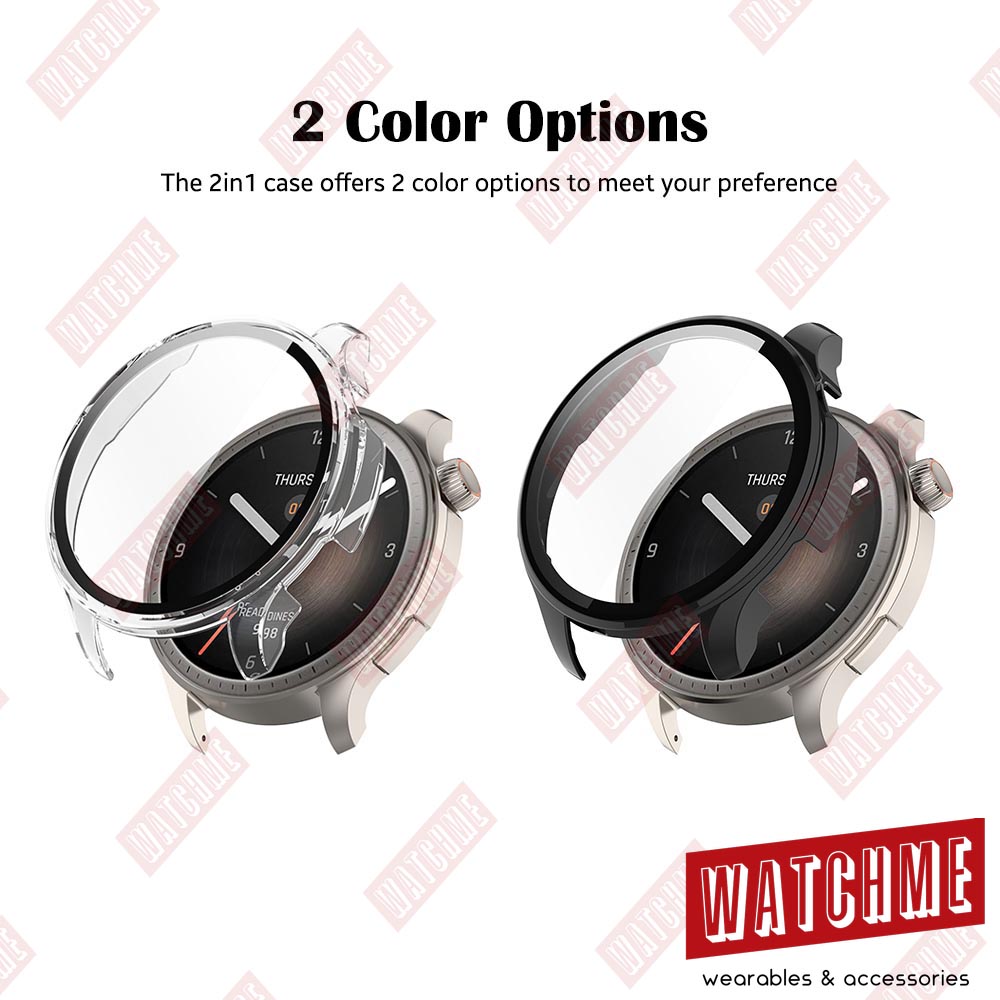 Amazfit Balance Smart Watch Protector Case, 2in1 Hard Casing With ...
