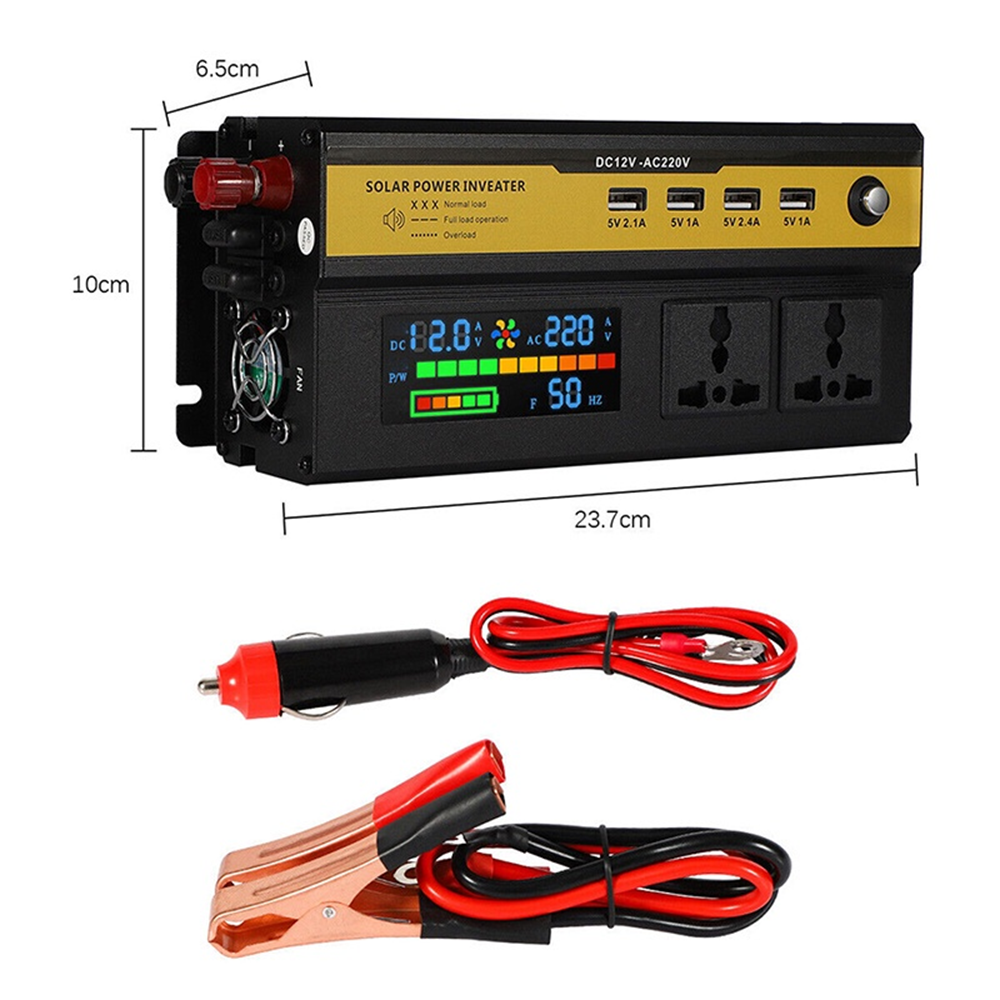JOYUHON Car Power Inverter 10000W/12000W Solar Inverter DC12V TO AC220V ...
