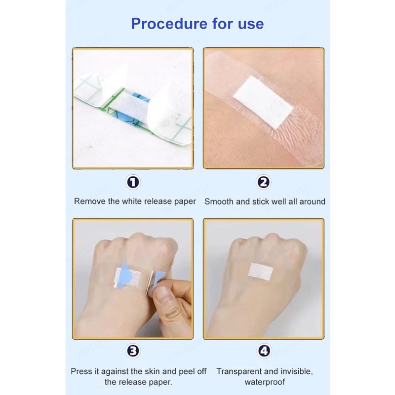 Plaster Waterproof Transparent Plastic Kulit Kering Skin Crack ...