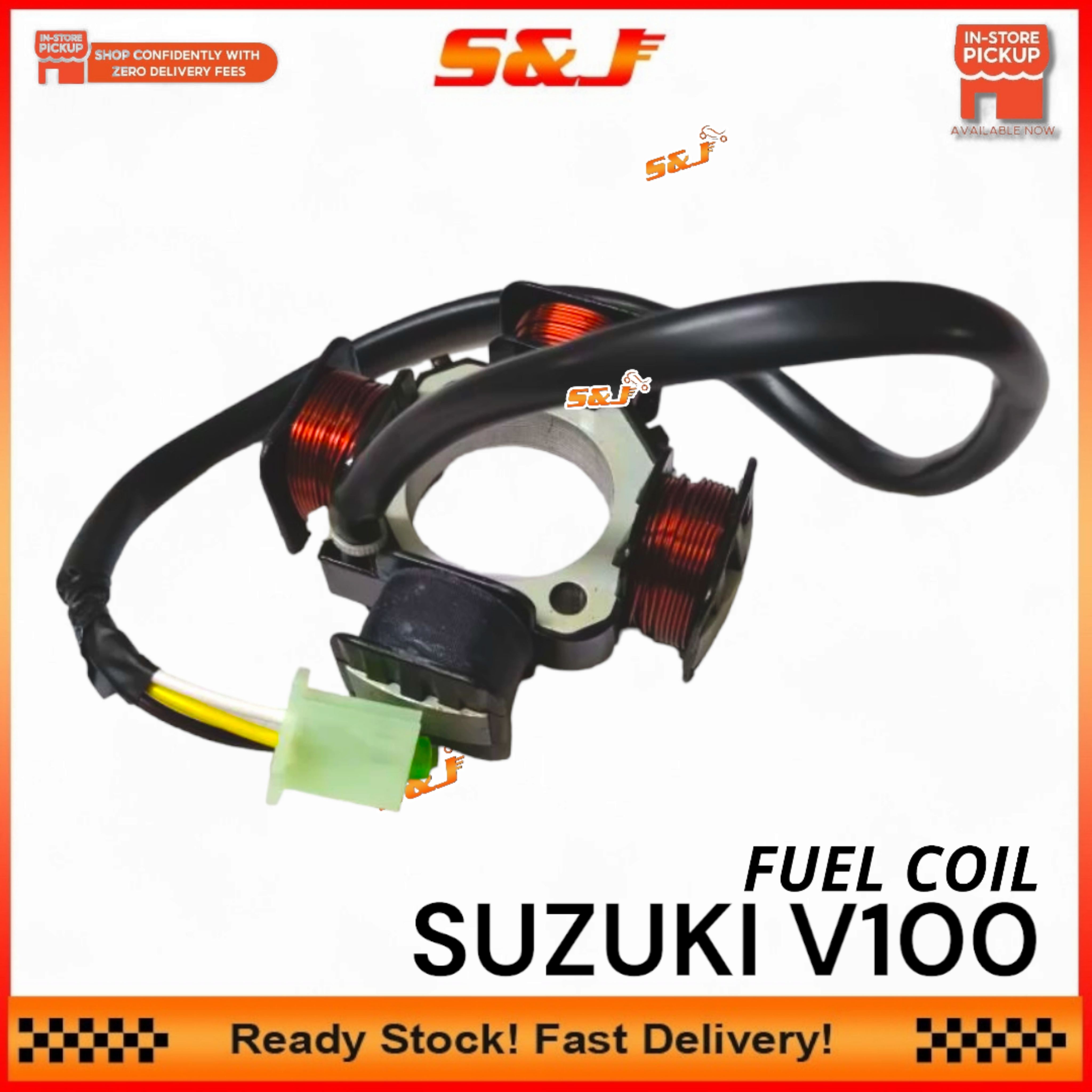SUZUKI V100 FUEL COIL ASSY MAGNET COIL ROTARY COIL HIGH QUALITY ...