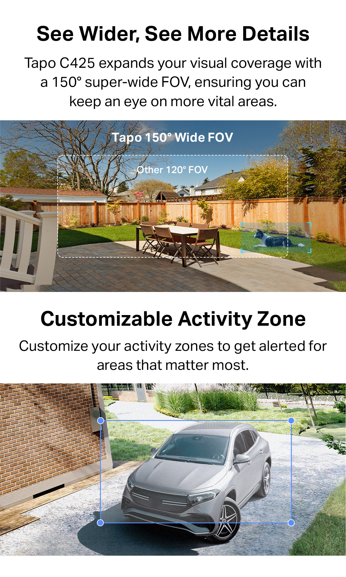 TP-Link 4MP 2K QHD Tapo C425 Smart Wire-Free Outdoor Security Camera ...