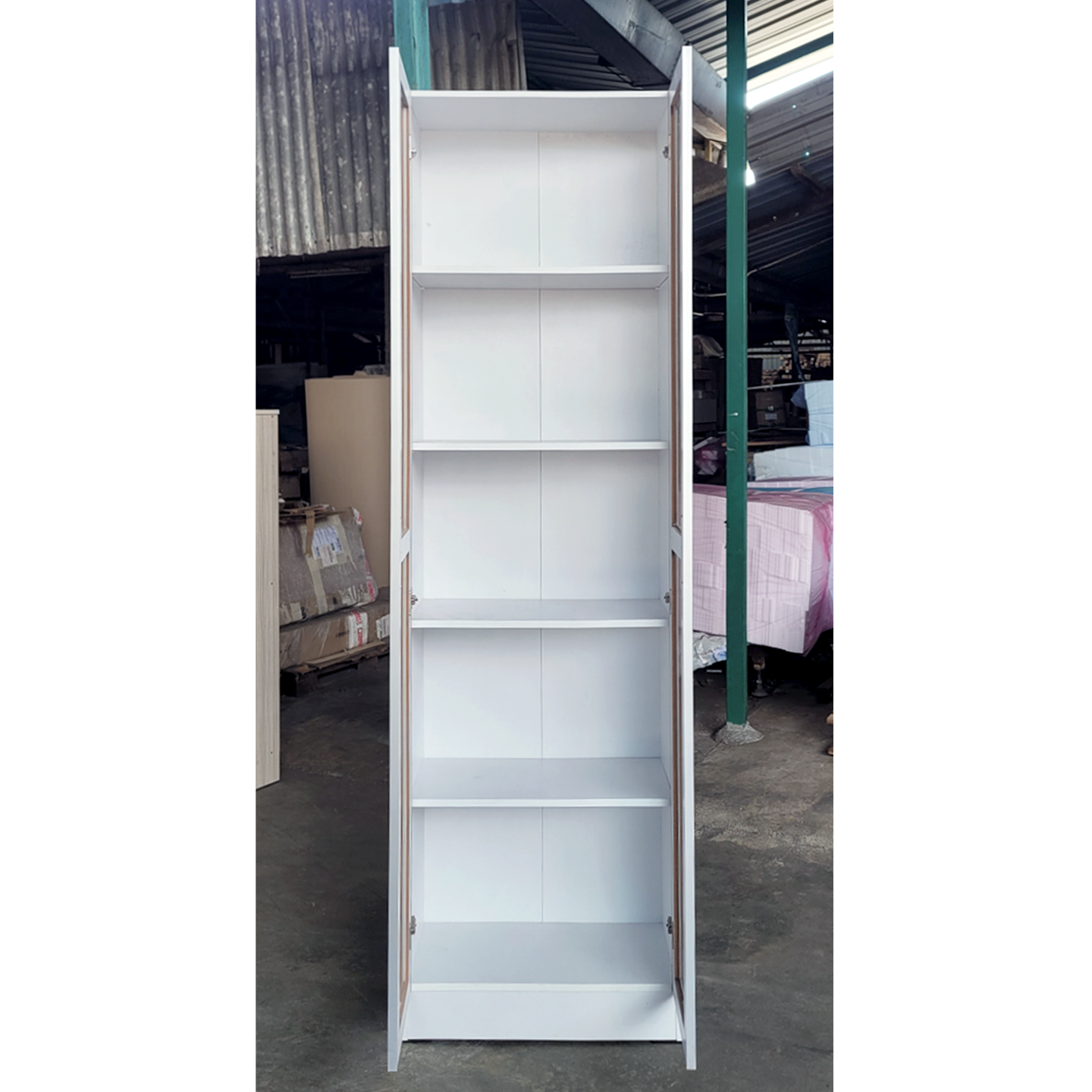 HOMATRIX Display Glass Cabinet Living Room Storage With Drawer Almari ...