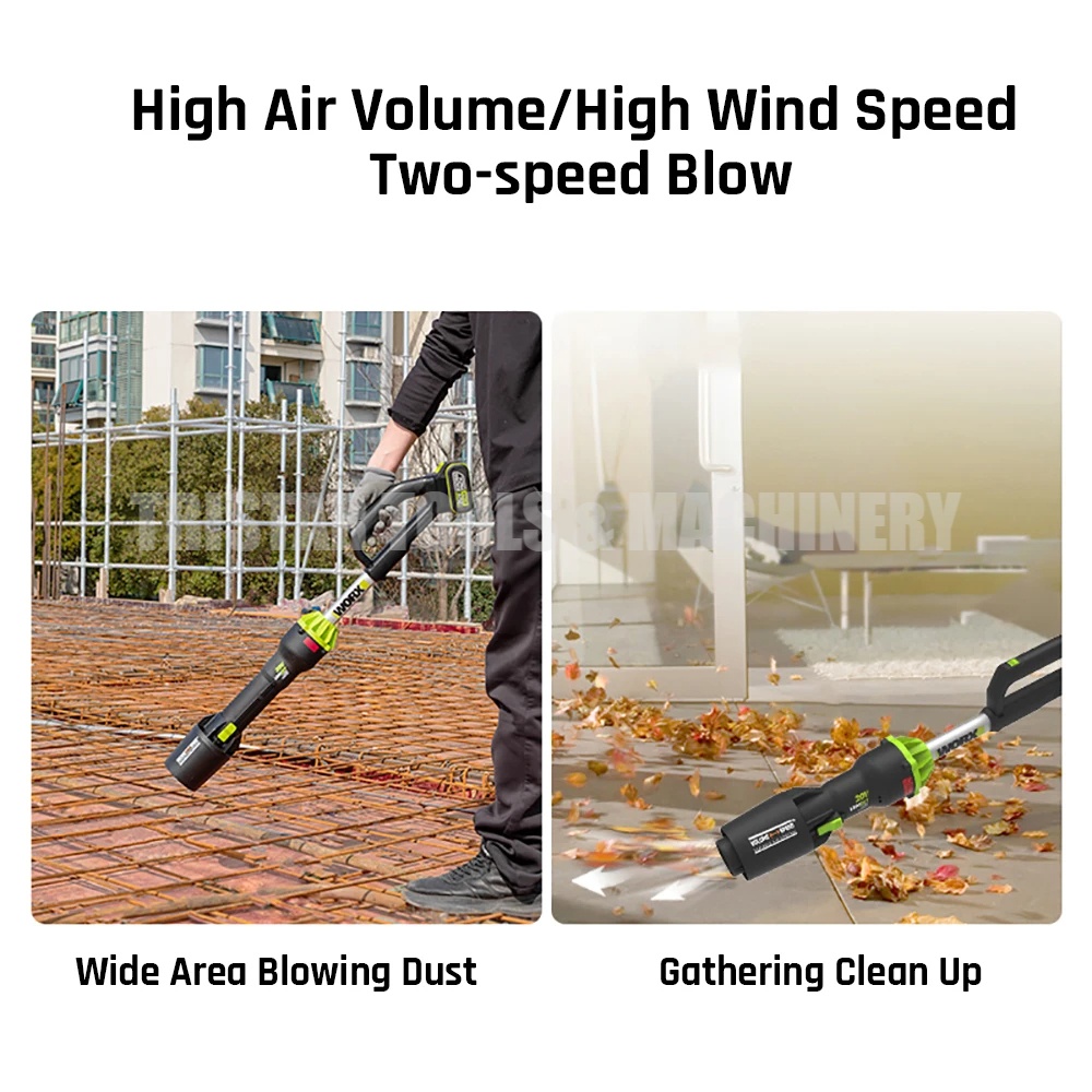 WORX WU231.9 20V Brushless Blower Multifunctional High Power Leaf Jet ...