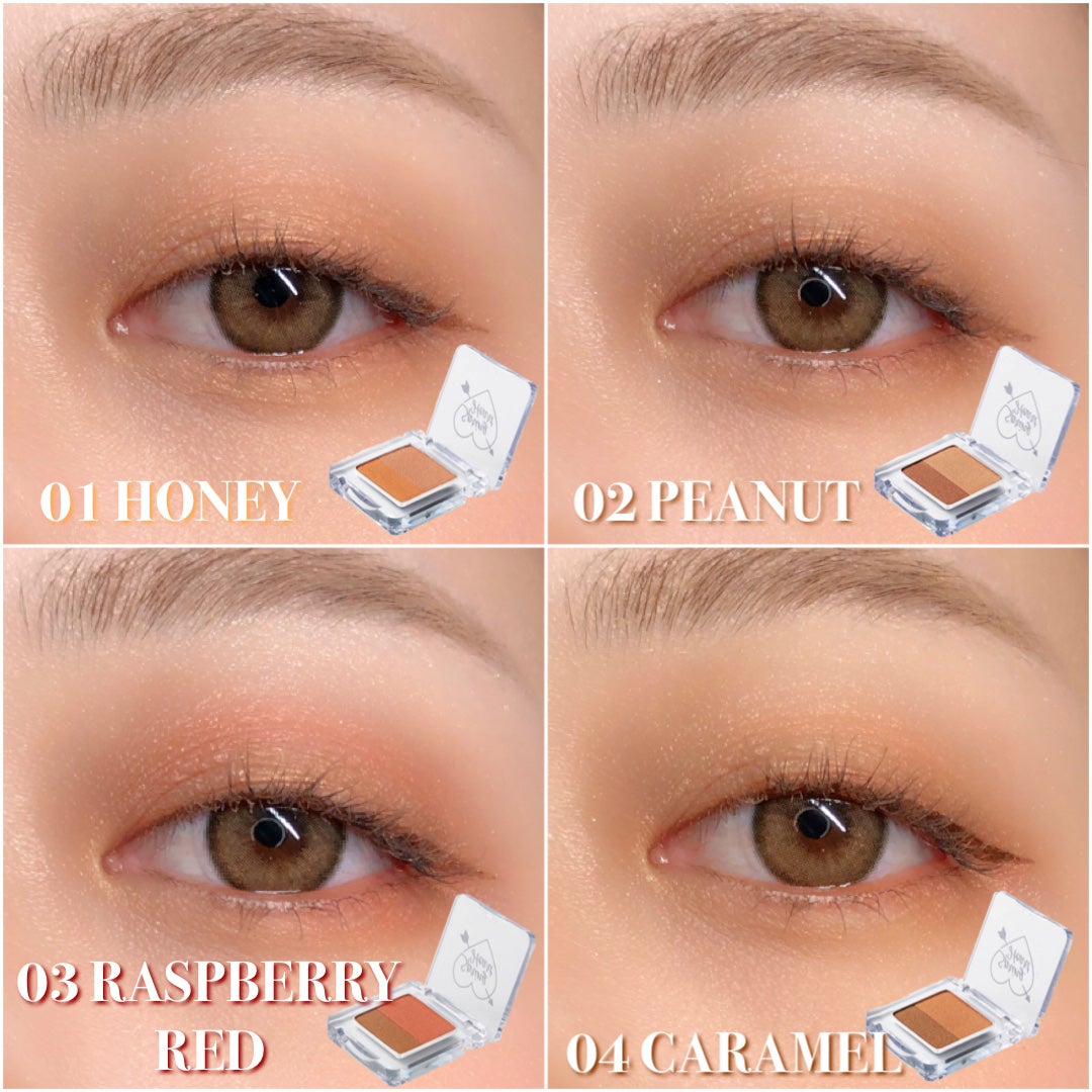 Koji Spring Heart One Step Dual Color Eyeshadow - 4 Colors [Exp date 5/ ...