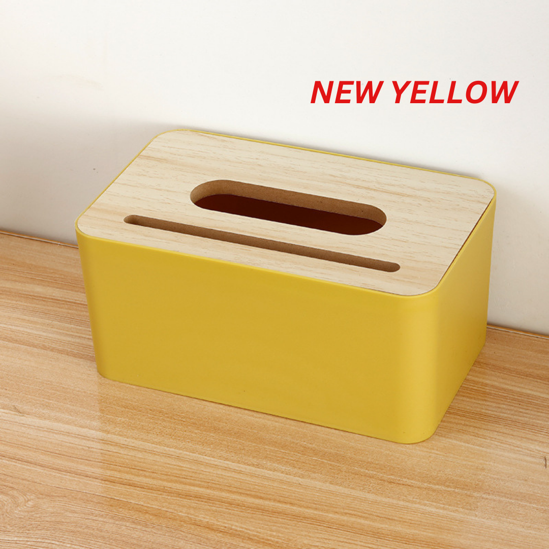 Tissue Box Oak Wood Nordic Muji Bamboo Toilet Paper Box Car Tissue ...
