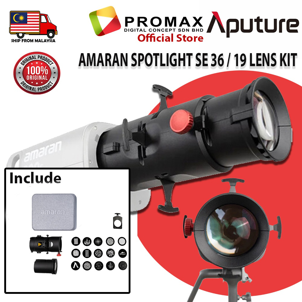 Aputure Amaran Spotlight SE 19 / 36 Lens Kit bowens mount for ...