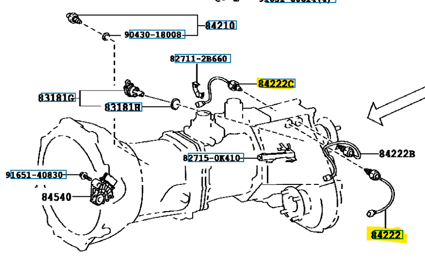 TOYOTA HILUX KUN25 1KD 2KD, PRADO 1KD 1KZ, FORTUNER, FJ CRUISER 4WD ...