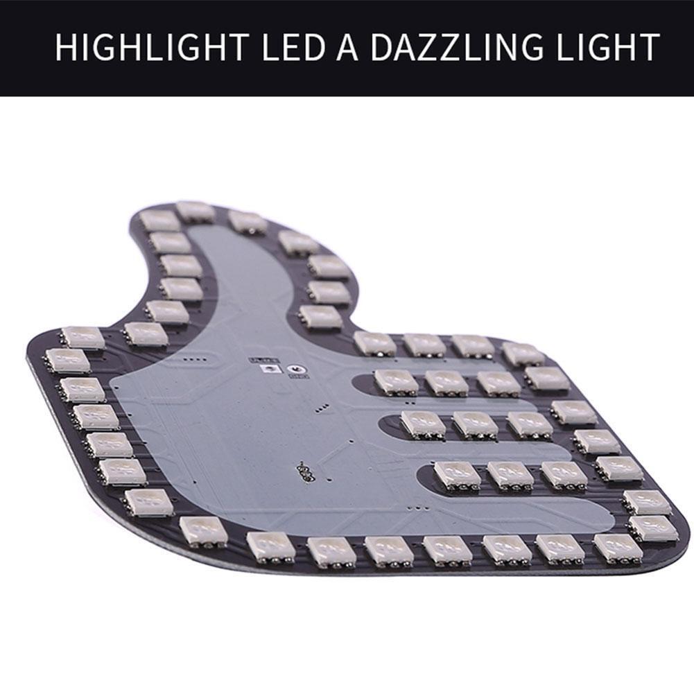 Car Led Light Middle Finger Light Funny Road Rage Signs Led Display On ...