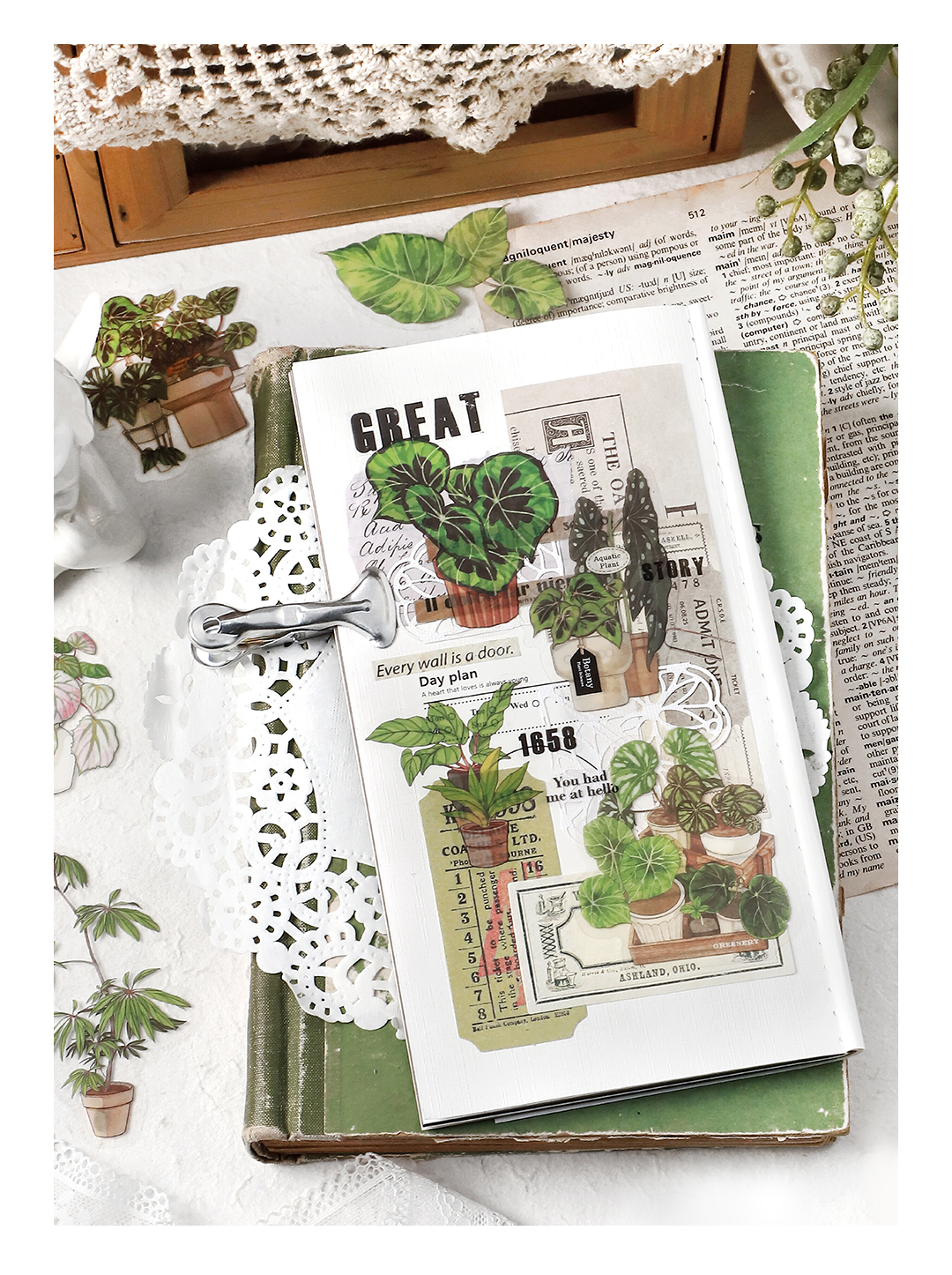 IFM INS Green Plant Research Centre Series Deco Stickers Botanical ...