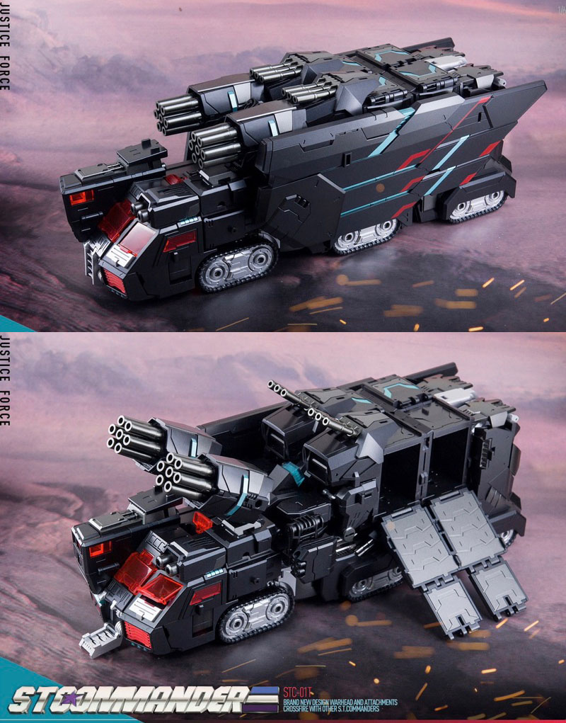 TFC Toys Transformable Robot - STC-01T Supreme Tactical Commander Dark ...