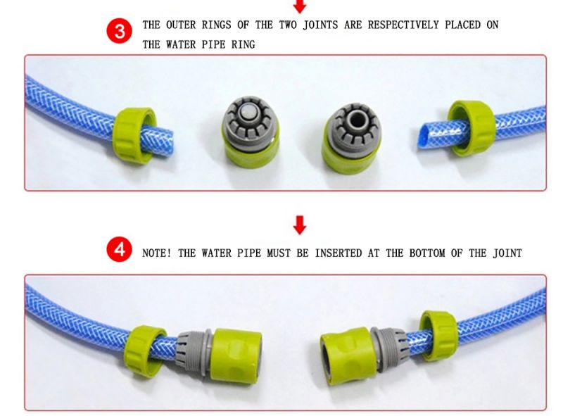 Plastic Water Tap Universal Adapter 1/2" Pipe Quick Connector Micro ...