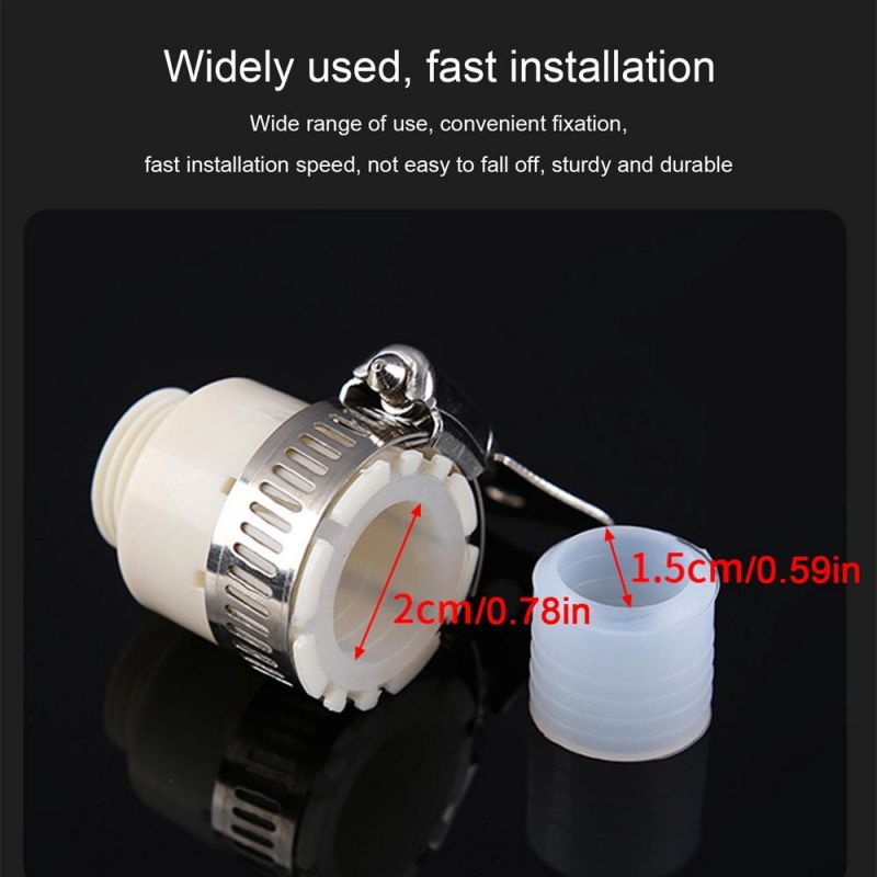 Plastic Water Tap Universal Adapter 1/2" Pipe Quick Connector Micro ...