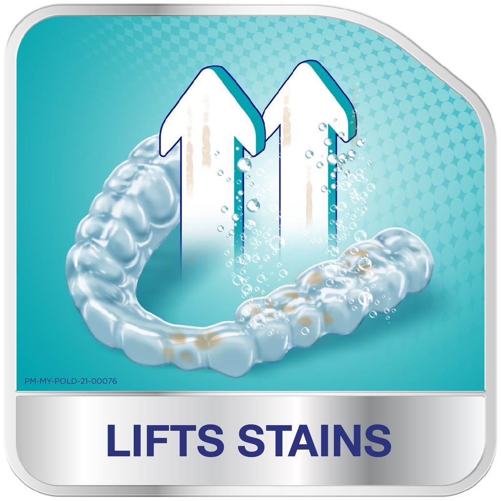 Polident Pro Retainer & Guard Cleanser, Kill Bacteria & Remove Stain ...