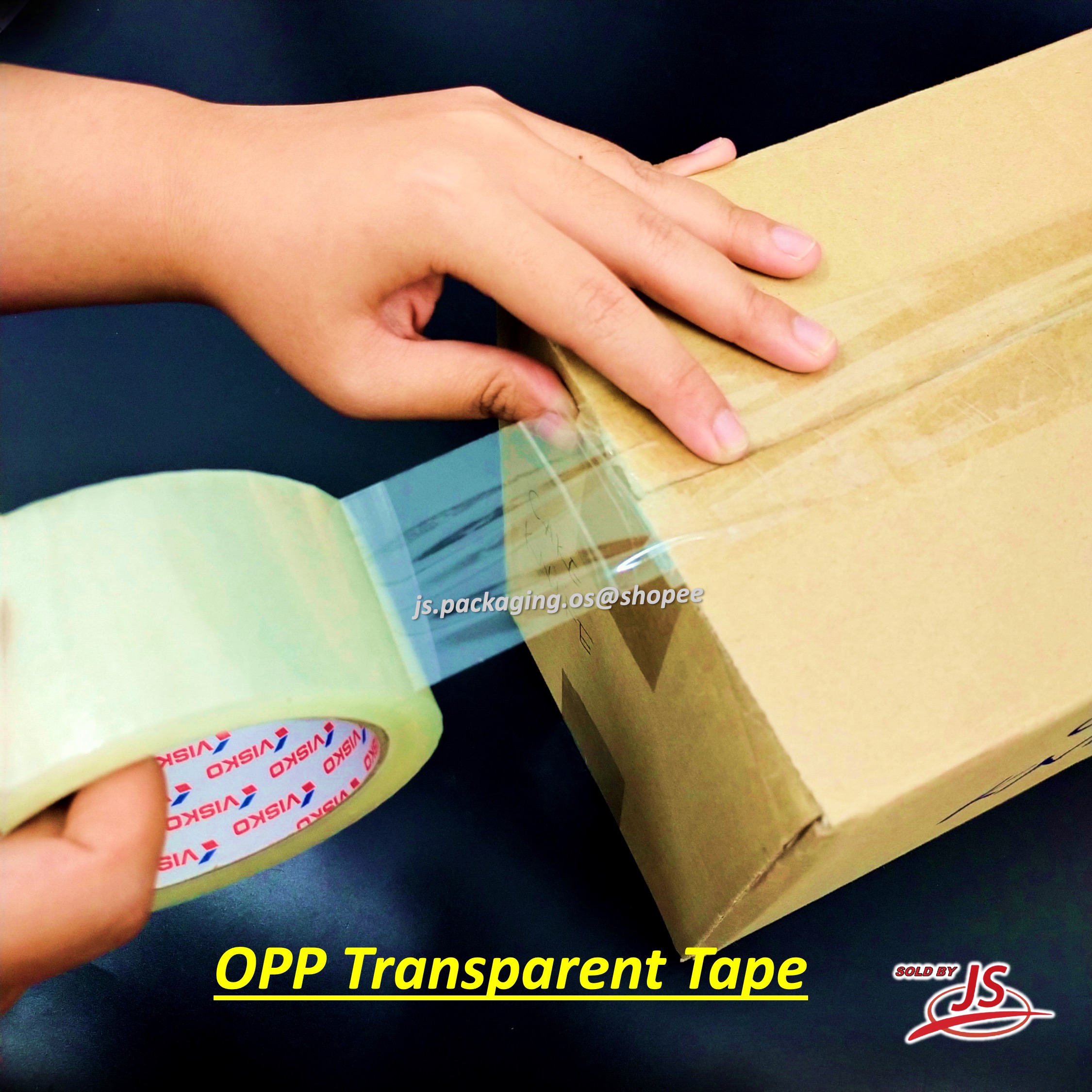 VISKO Opp Tape / Packaging / Transparent / Clear Tape /Tape Fragile ...
