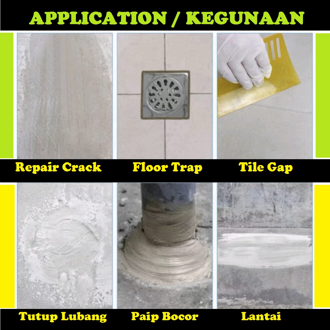 SINAR SIMEN WATERPROOFING CEPAT KERING TAMPAL BOCOR / 1KG MAPEI ...