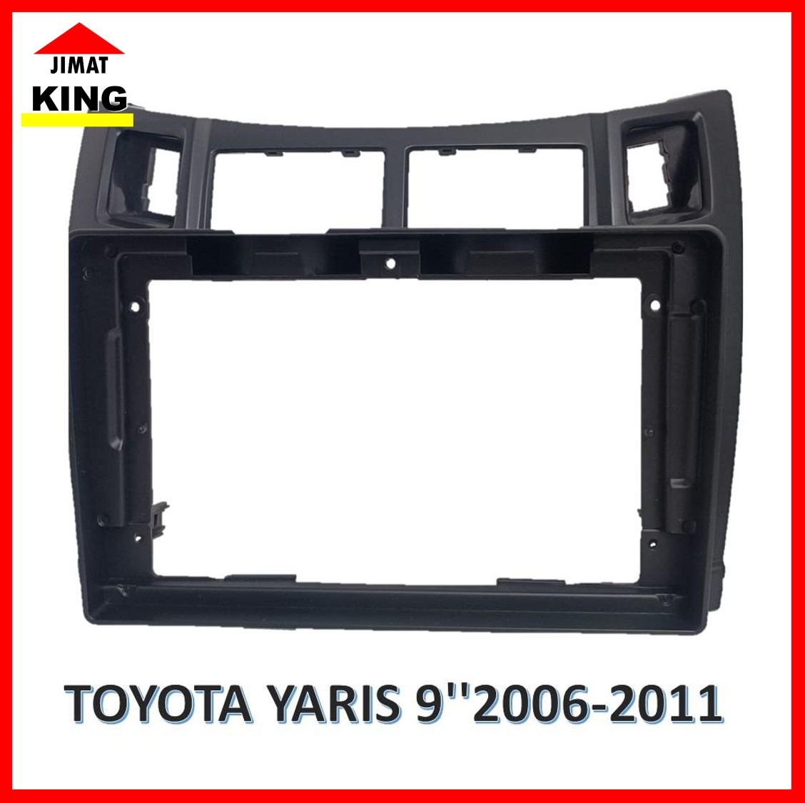 Android Player Casing TOYOTA YARIS 9'' 2006-2011 BLACK (WIth PNP Socket ...