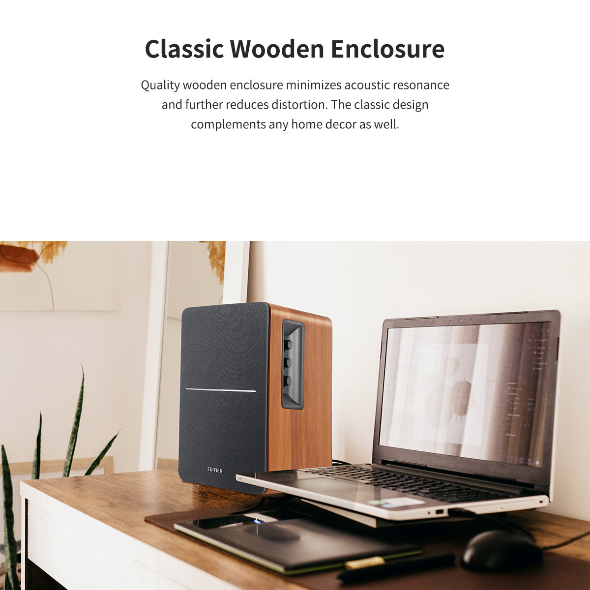 Edifier R1280DBs Bluetooth Bookshelf Speaker - Multiple Inputs | Subwoofer Out Port | 42W RMS ...