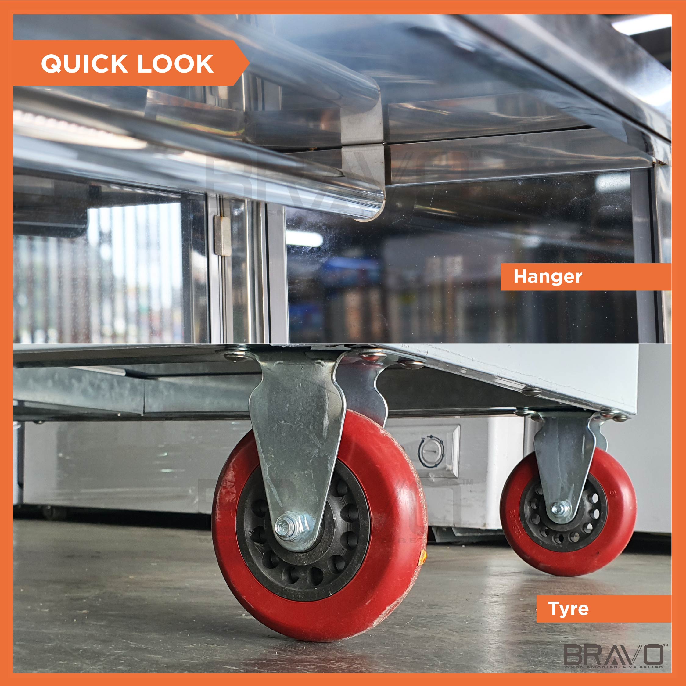 Bravo 2 in 1 Stainless Steel Mee Stall Chicken Stall Prawn Mee Stall ...