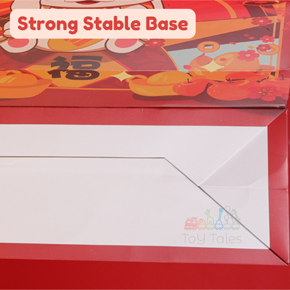 CNY Paper Bag 2025 Chinese New Year Gift Box Packaging Wrapping Bag ...