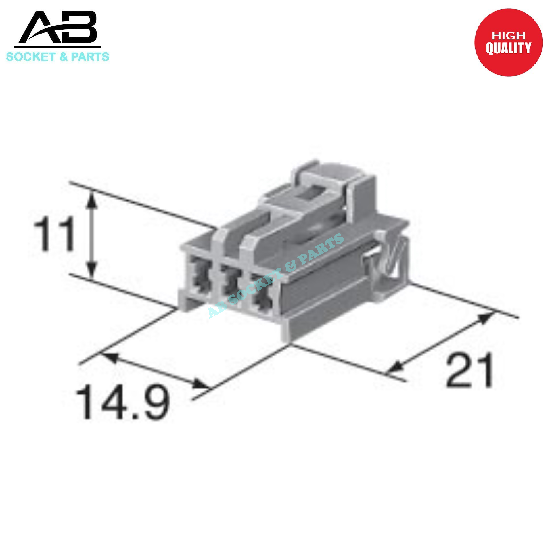 3 Pin Honda City GM6 V Spec Tail Lamp Socket Connector | Shopee Malaysia