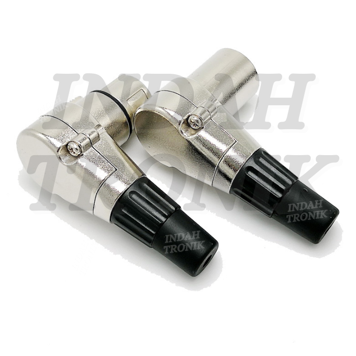 3Pin XLR Male & Female L Shape Adjustable Right Angle Cable Connector ...